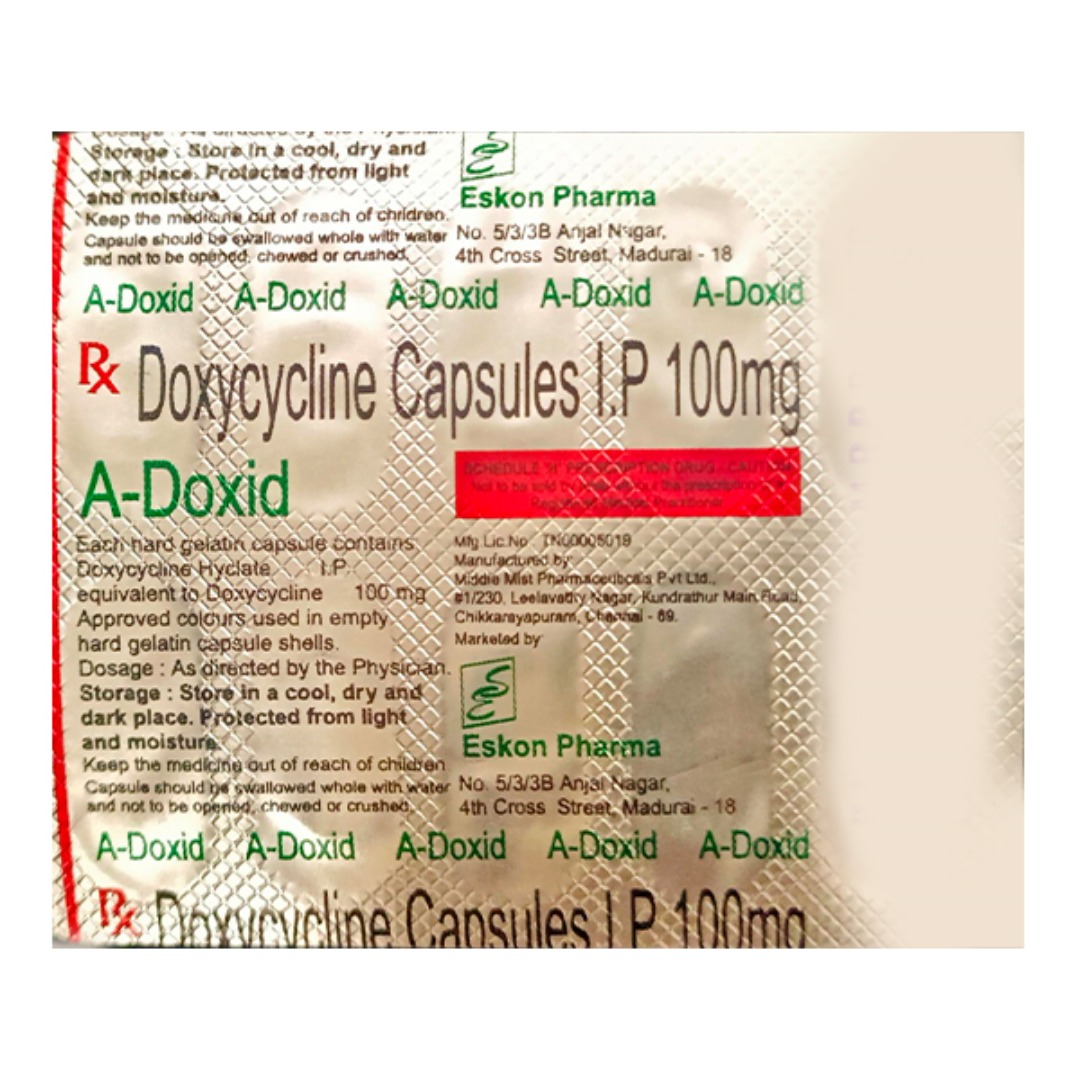 A Doxid 100 Capsule - Uses, Price, Side Effects, Substitute