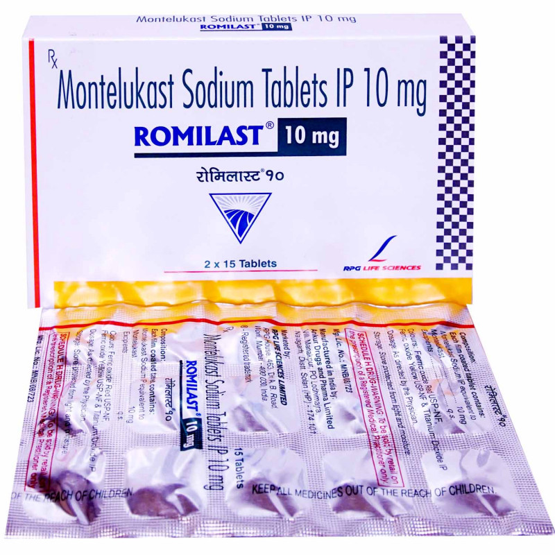 Romilast 10mg Tablet - Uses, Price, Substitute, Side Effects and Benefits