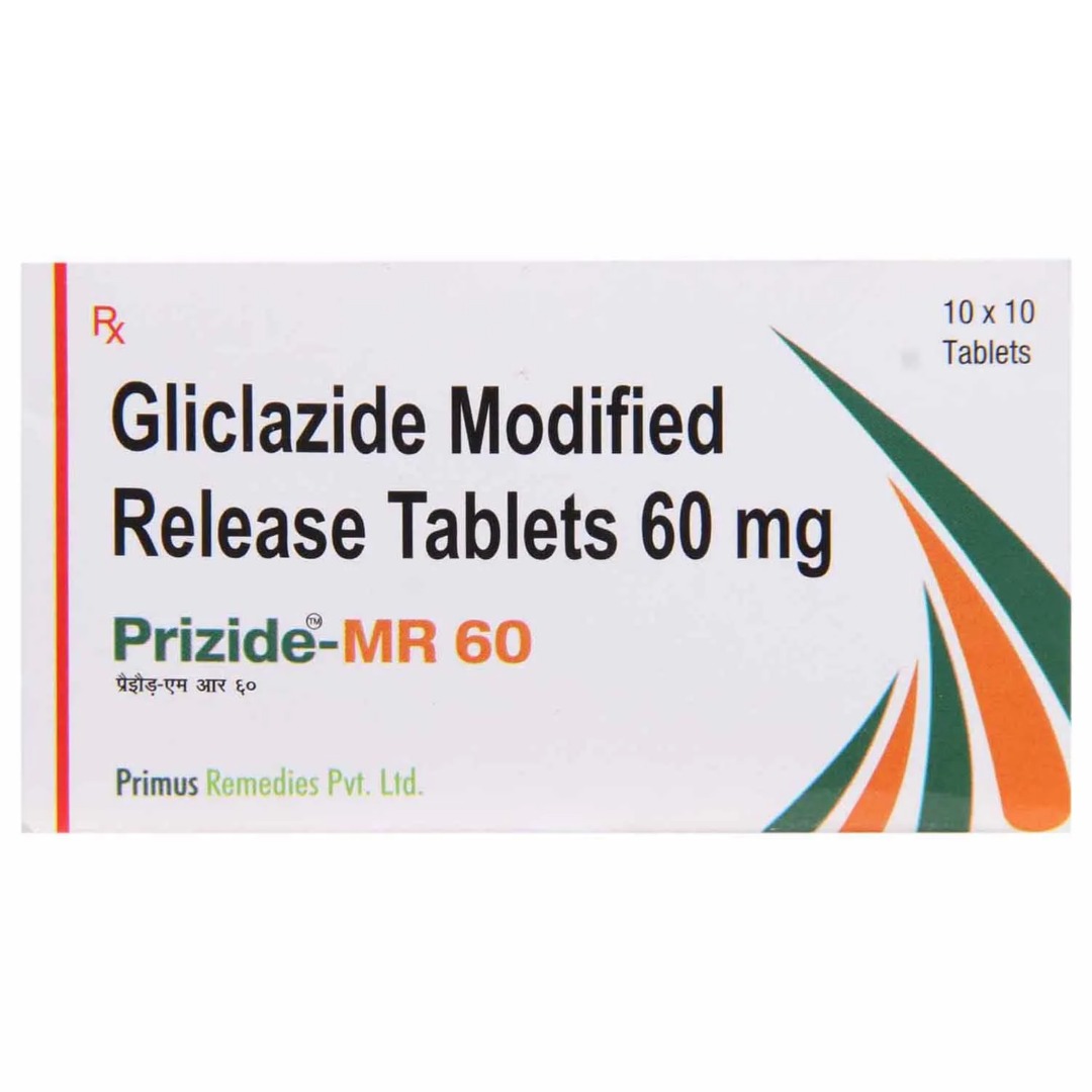 Prizide 60mg Tablet MR - Uses, Price, Substitute, Side Effects and Benefits