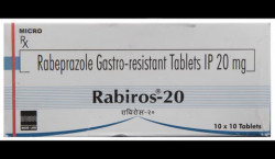 Rabiros 20 Tablet - Uses, Price, Side Effects, Substitute