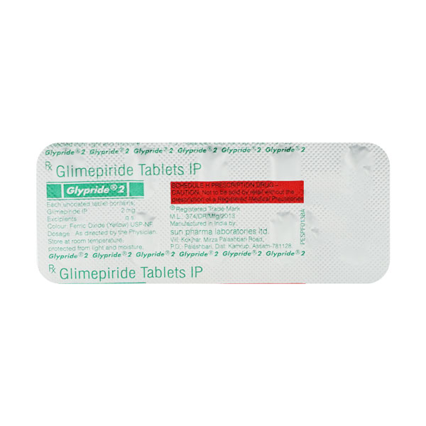 Glypride 2 Tablet - Uses, Price, Side Effects, Substitute