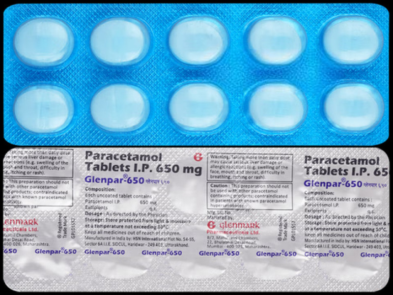 Glenpar 650mg Tablet - Uses, Price, Substitute, Side Effects and Benefits