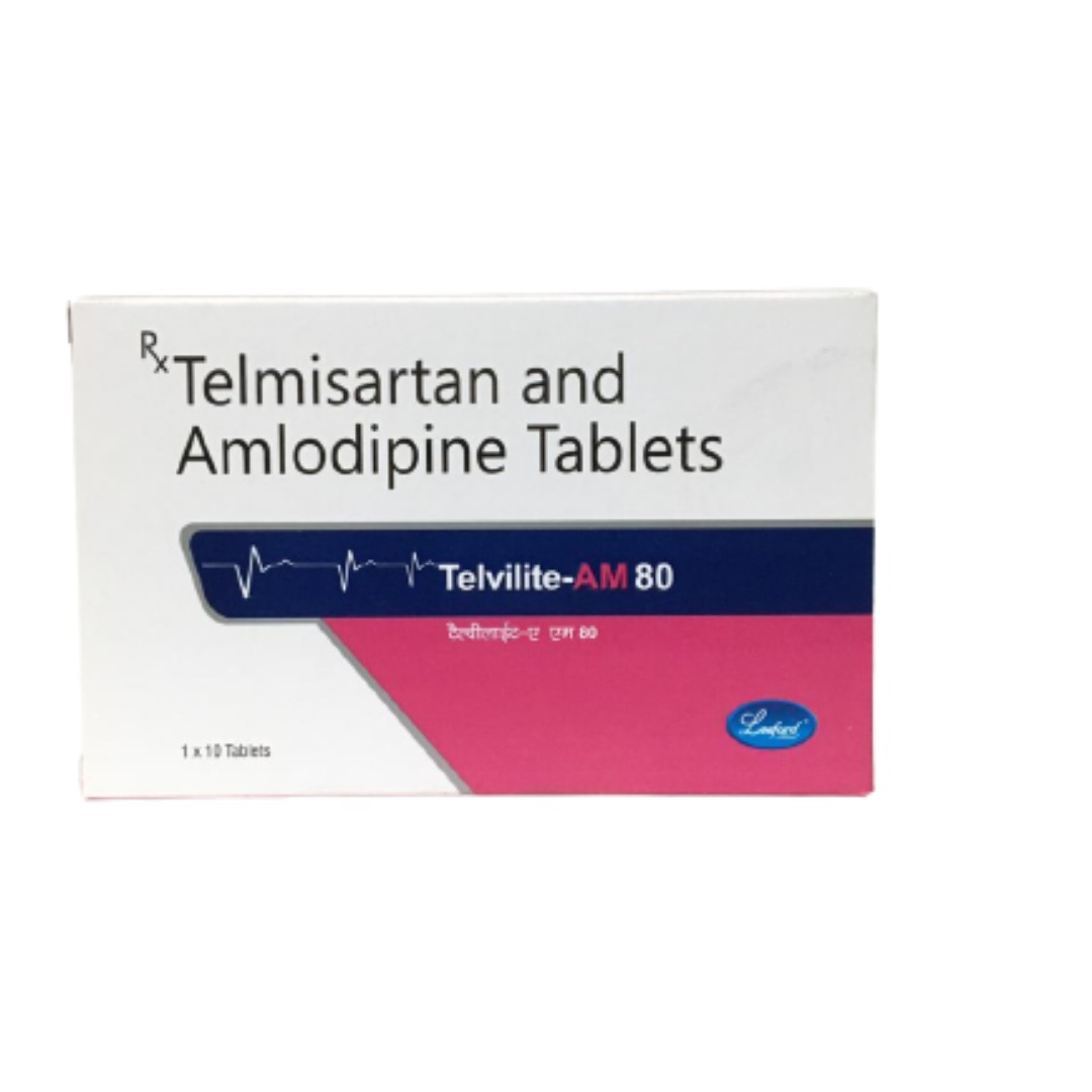 Telvilite AM 80mg/5mg Tablet - Uses, Price, Side Effects, Substitute