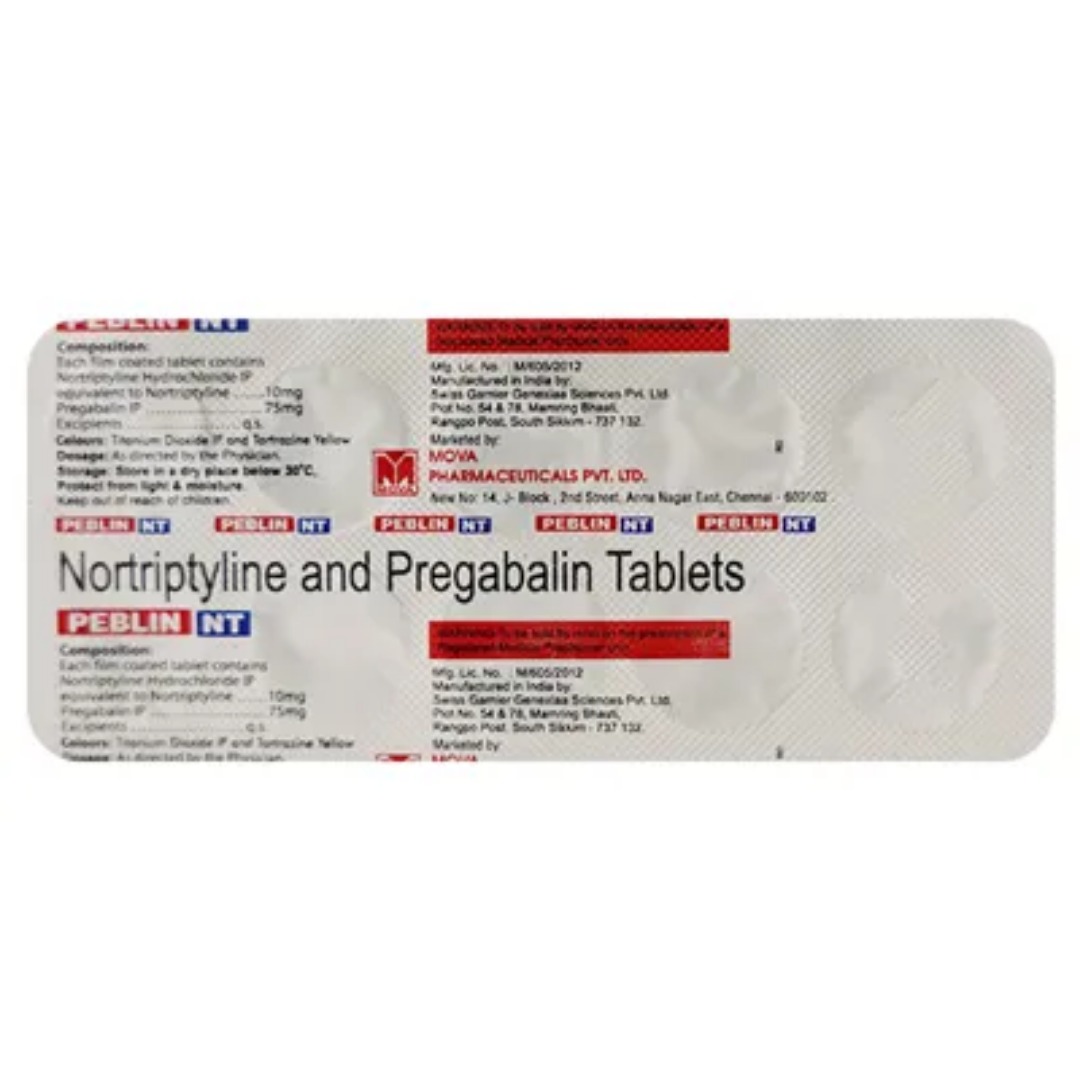 Peblin NT 75mg/10mg Tablet - Uses, Price, Side Effects, Substitute