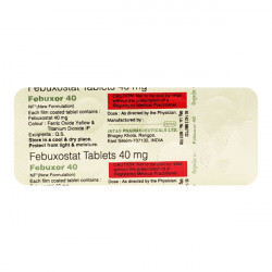 Febuxor 40 Tablet - Uses, Price, Side Effects, Substitute