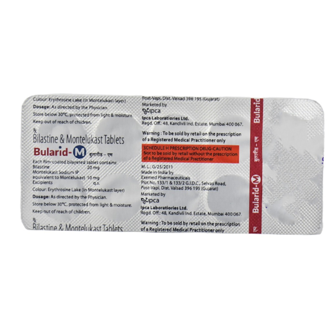 Bularid M Tablet - Uses, Price, Side Effects, Substitute