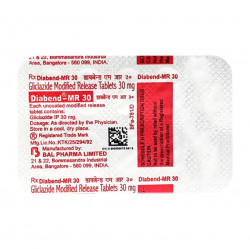 Diabend-MR 30 Tablet - Uses, Price, Side Effects, Substitute