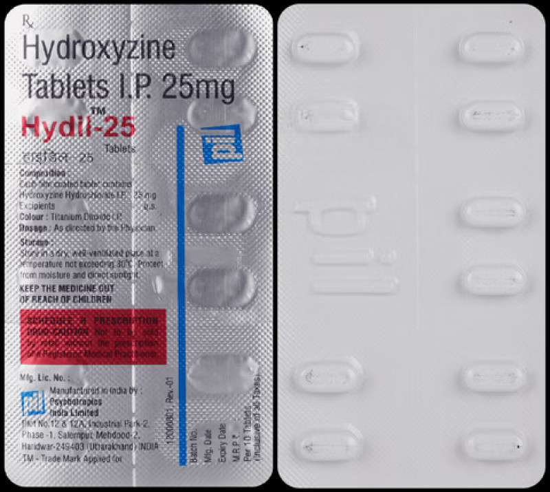 Hydil 25mg Tablet - Uses, Price, Substitute, Side Effects and Benefits