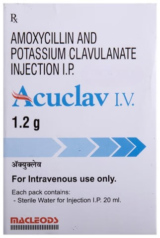 Acuclav IV 1.2gm Injection - Uses, Price, Side Effects, Substitute