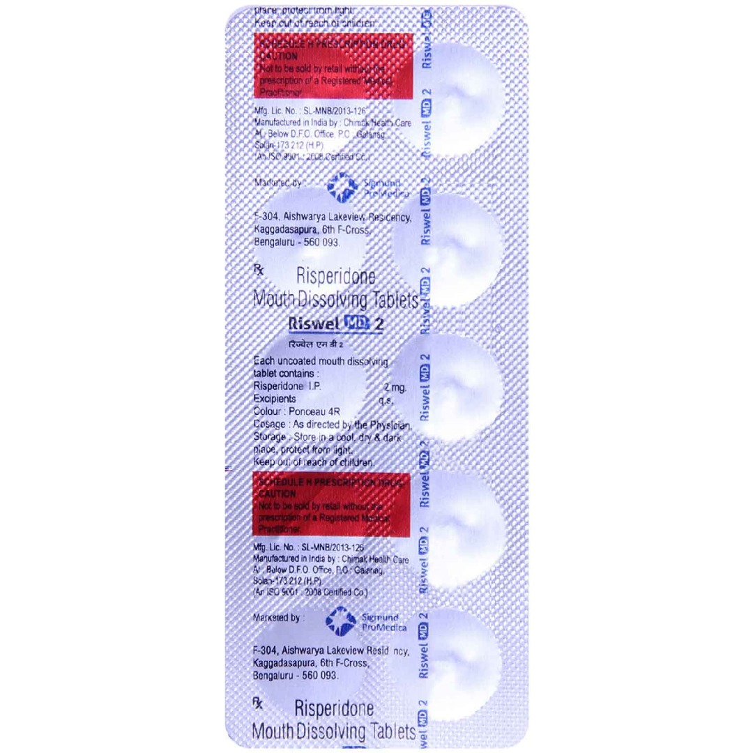Riswel 2mg Tablet - Uses, Price, Side Effects, Substitute
