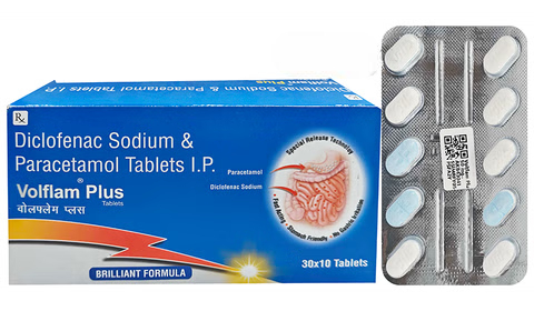Volflam Plus 50 mg/325 mg Tablet - Uses, Price, Side Effects, Substitute
