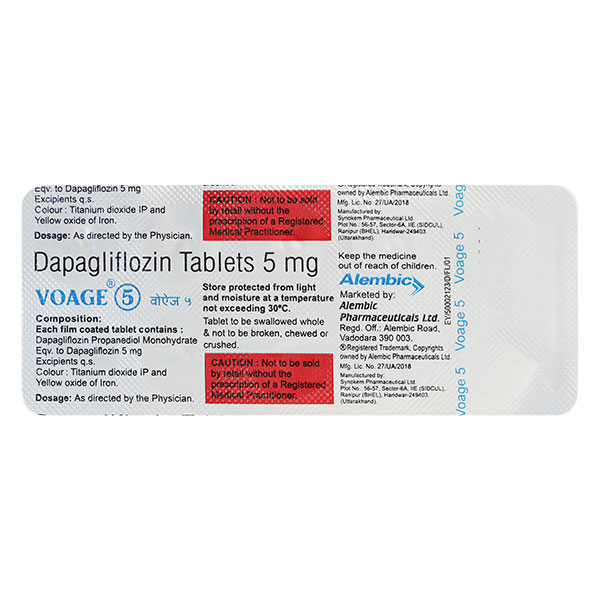 Voage 5 Tablet - Uses, Price, Side Effects, Substitute