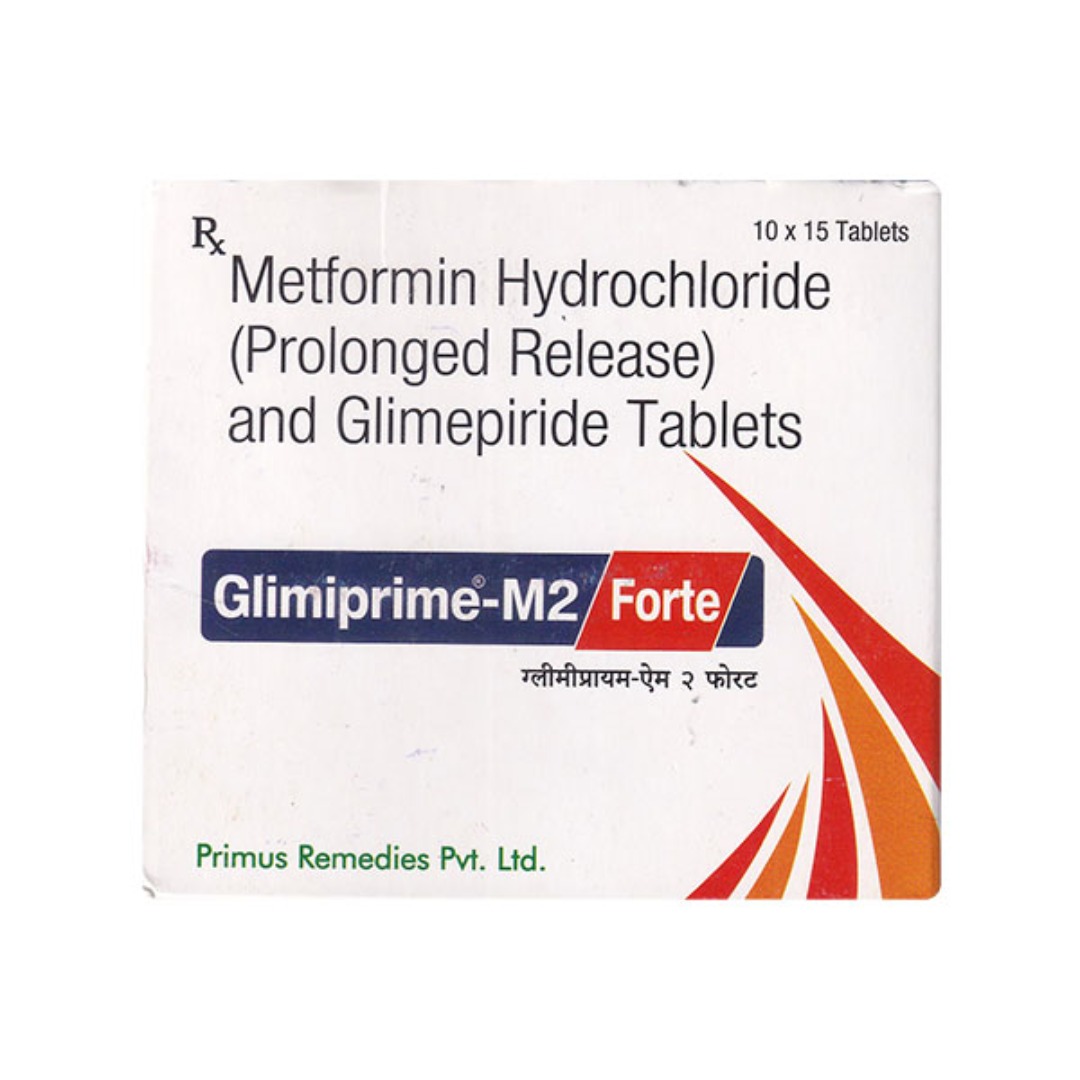 Glimiprime-M2 Forte Tablet PR - Uses, Price, Side Effects, Substitute