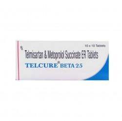 Telcure Beta 25 Tablet ER - Uses, Price, Side Effects, Substitute