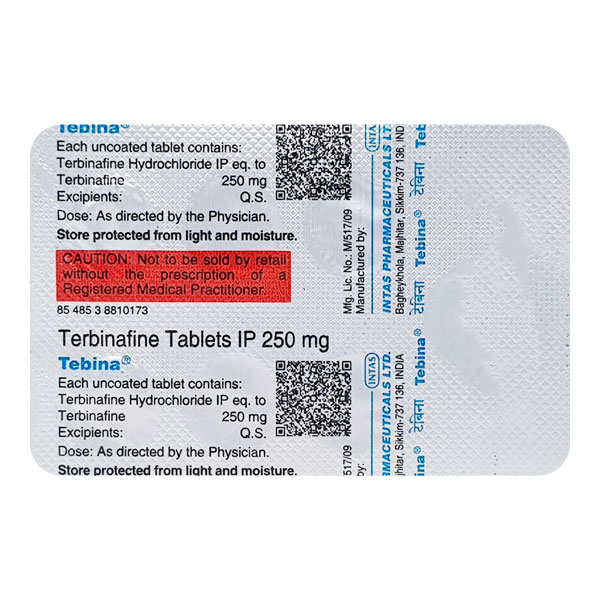 Tebina Tablet - Uses, Price, Side Effects, Substitute