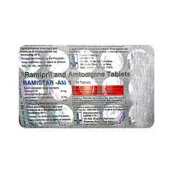 Ramistar-AM 5 Tablet - Uses, Price, Side Effects, Substitute
