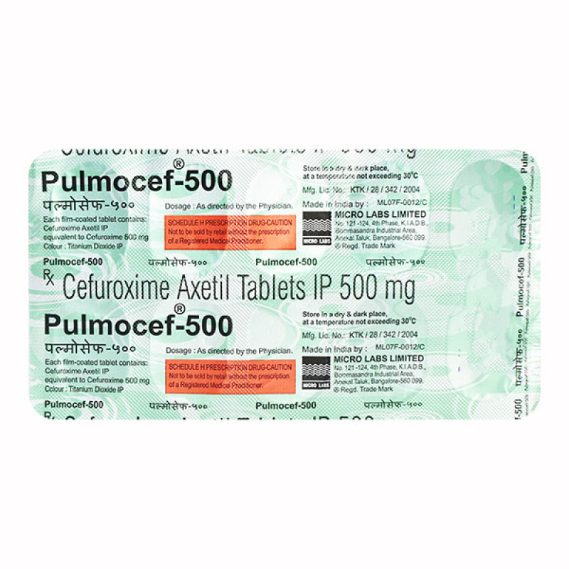 Pulmocef 500 Tablet - Uses, Price, Substitute, Side Effects and Benefits