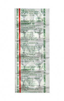 Odimont 10 Tablet - Uses, Price, Side Effects, Substitute