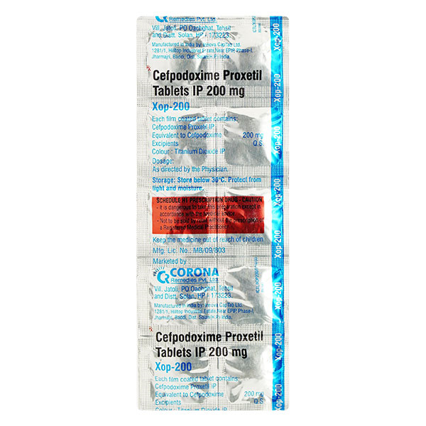 Xop 200mg Tablet - Uses, Price, Substitute, Side Effects and Benefits