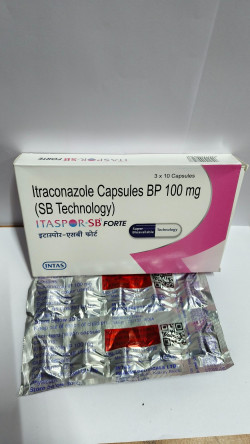 Itaspor SB Forte 100mg Capsule - Uses, Price, Side Effects, Substitute