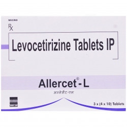 Allercet-L Tablet - Uses, Price, Side Effects, Substitute