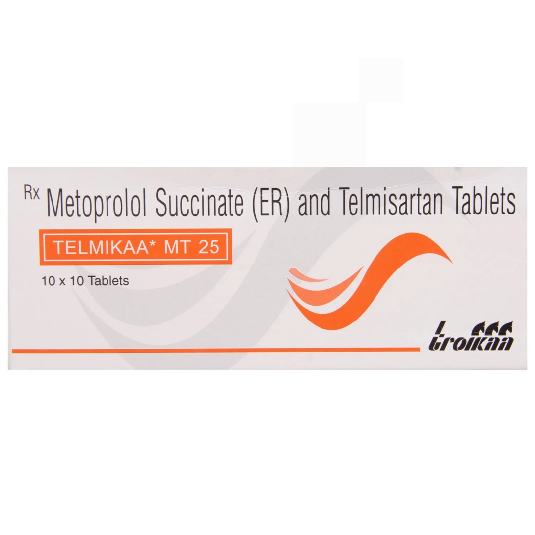 Telmikaa MT 25 Tablet ER - Uses, Price, Side Effects, Substitute