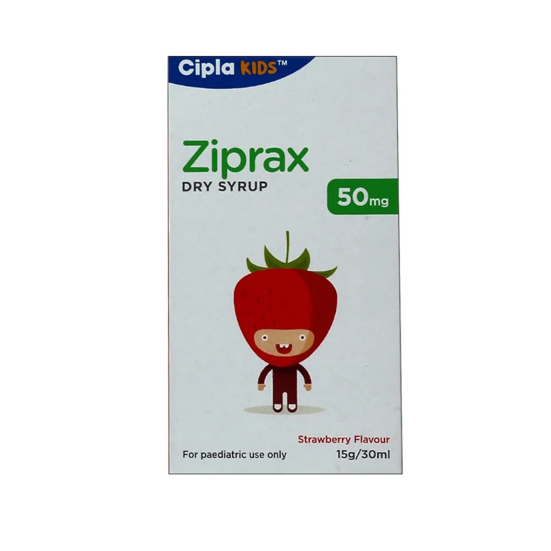 Ziprax 50 Dry Syrup - Uses, Price, Side Effects, Substitute