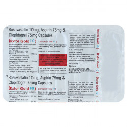 Rxtor Gold 10 Capsule - Uses, Price, Side Effects, Substitute