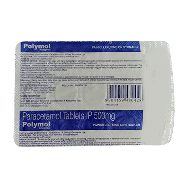 Polymol Analgesic Tablet - Uses, Price, Side Effects, Substitute