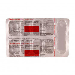 Rxtor Gold 20 Capsule - Uses, Price, Side Effects, Substitute