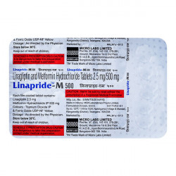 Linapride-M 500 Tablet - Uses, Price, Side Effects, Substitute