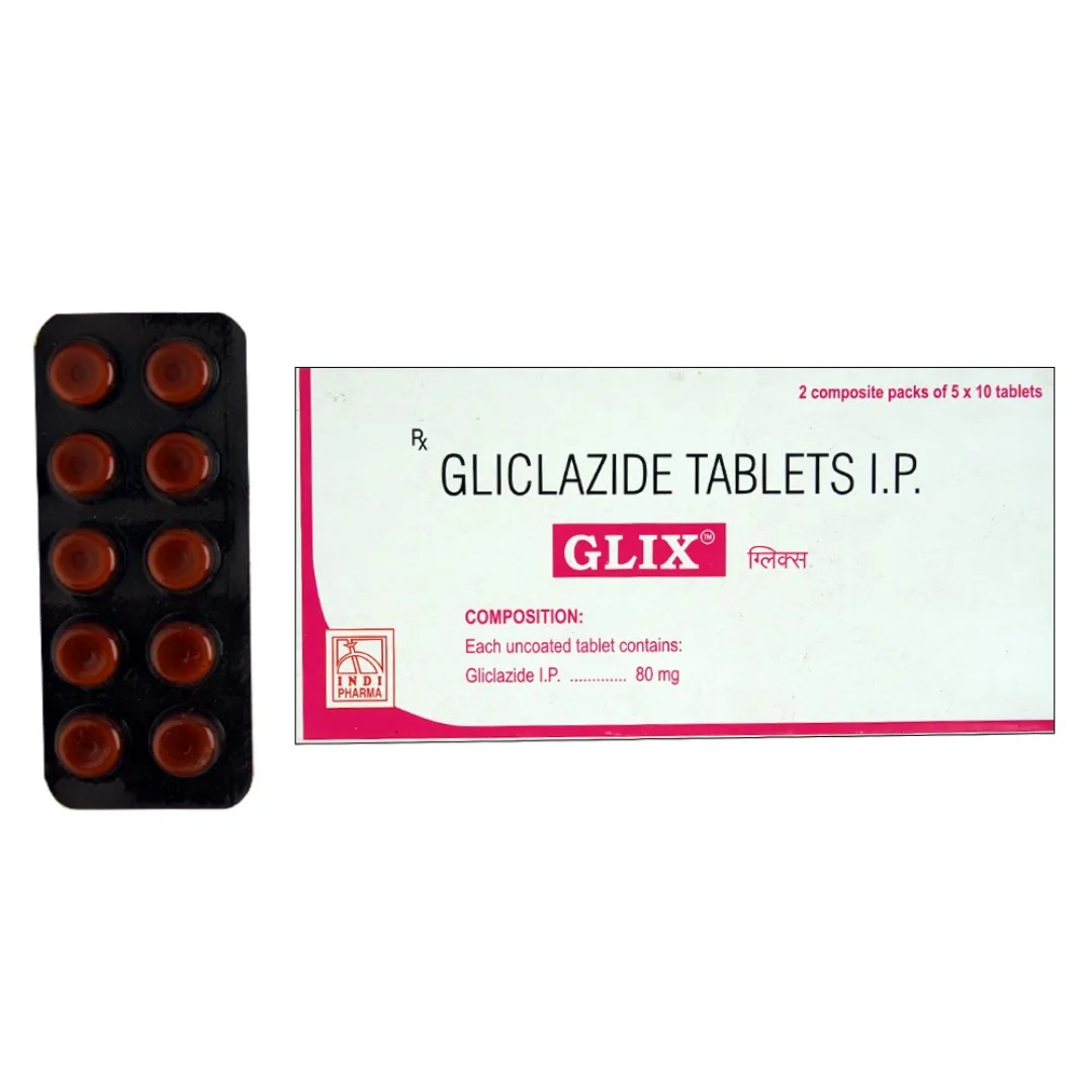 Glix 80mg Tablet - Uses, Price, Side Effects, Substitute