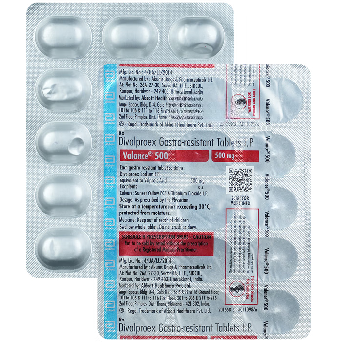 Valance 500 Tablet - Uses, Price, Side Effects, Substitute