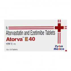 Atorva E 40 Tablet - Uses, Price, Side Effects, Substitute