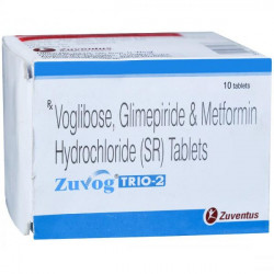 Zuvog Trio 2 Tablet SR - Uses, Price, Side Effects, Substitute