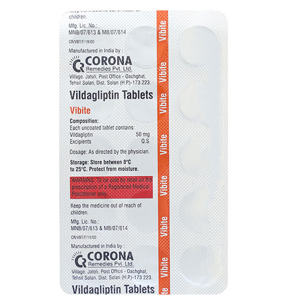Vibite 50mg Tablet - Uses, Price, Side Effects, Substitute