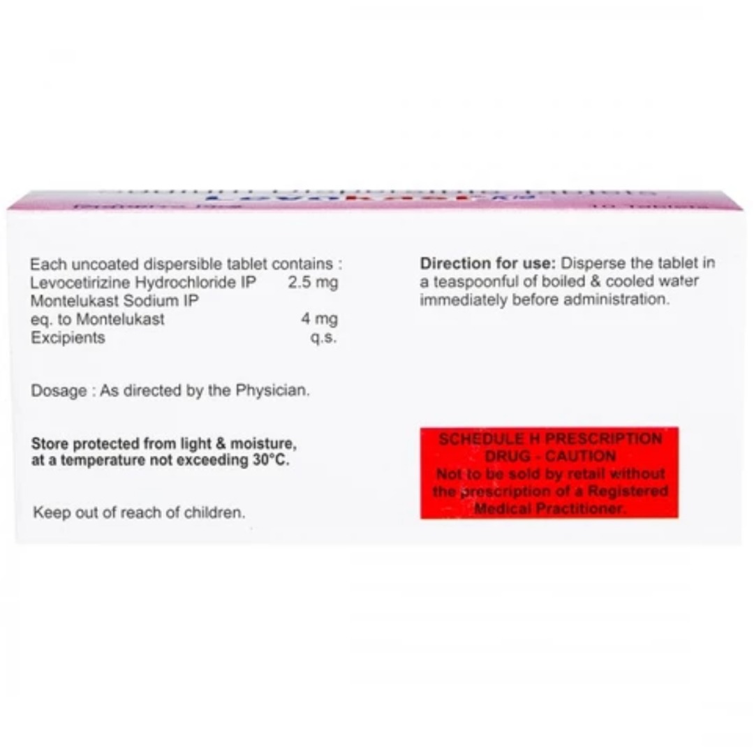 Levokast Kid Tablet - Uses, Price, Side Effects, Substitute