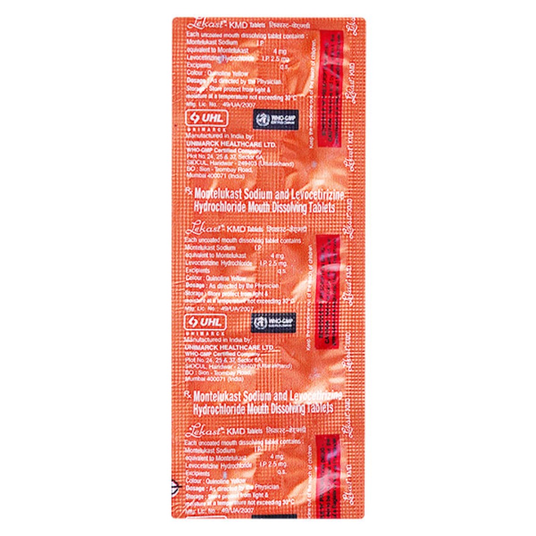 Lekast Kmd Tablet - Uses, Price, Side Effects, Substitute