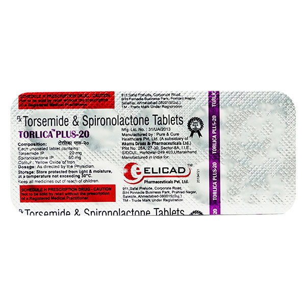 Torlica Plus 50mg/10mg Tablet - Uses, Price, Side Effects, Substitute