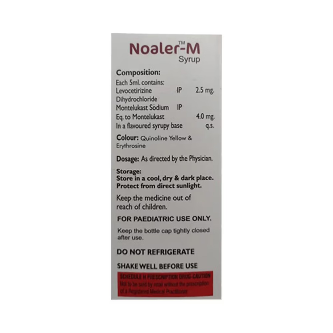 Noaler-M Syrup - Uses, Price, Side Effects, Substitute