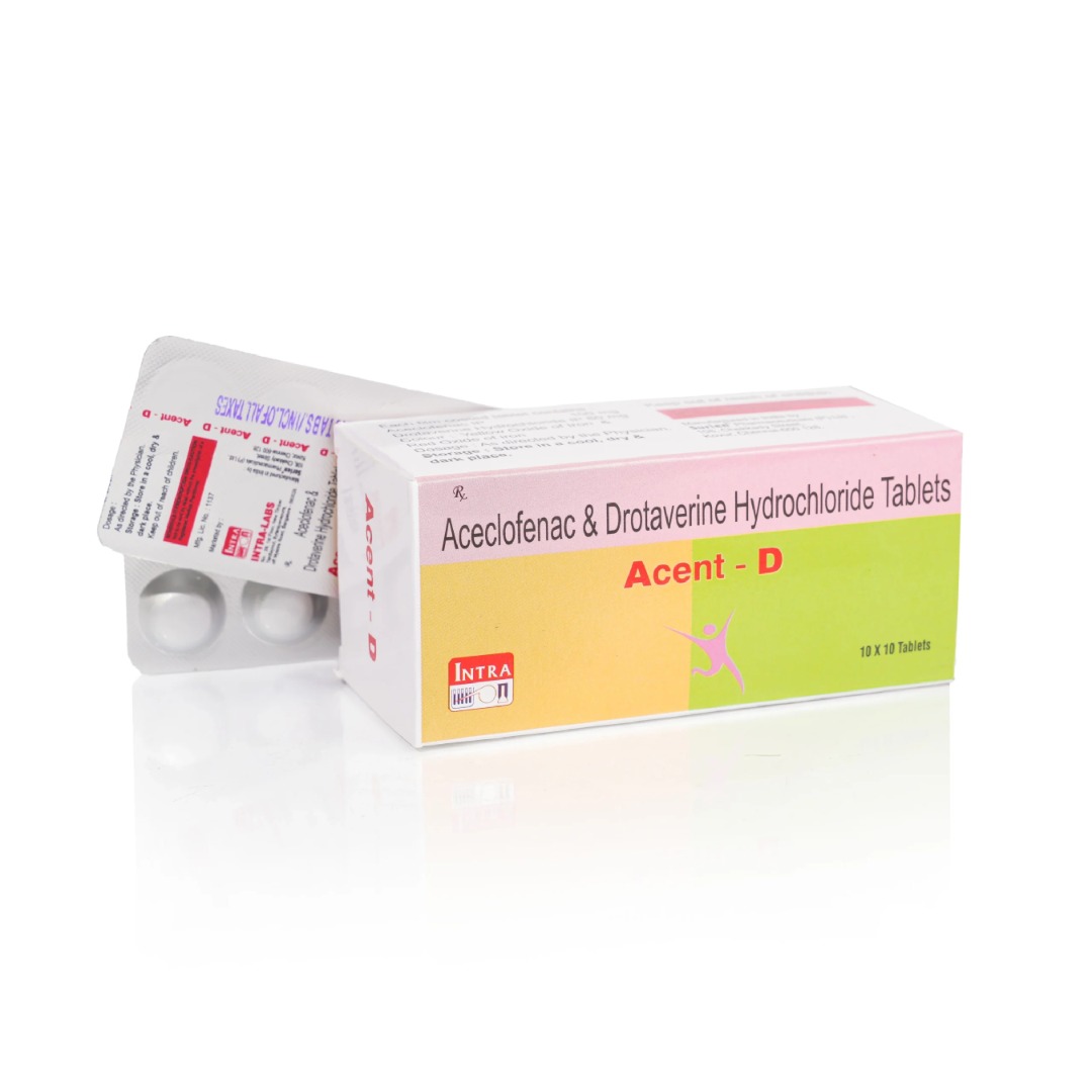 Acent D 80mg/100mg Tablet - Uses, Price, Side Effects, Substitute