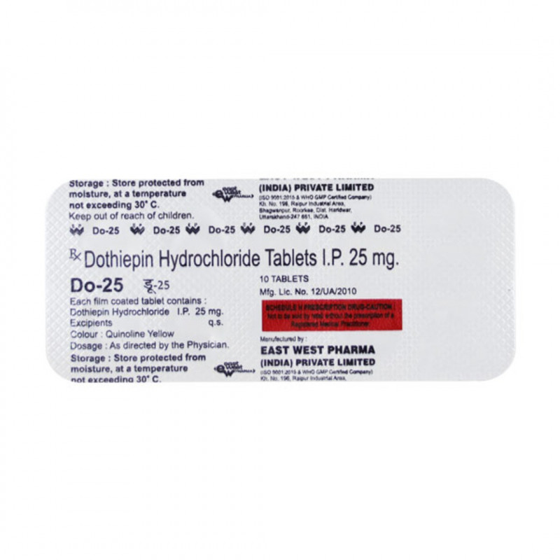 DO 25mg Tablet - Uses, Price, Substitute, Side Effects and Benefits