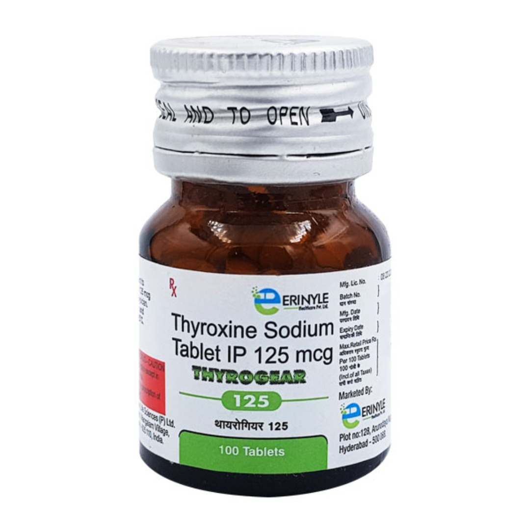 L-Thyroid 125mcg Tablet - Uses, Price, Side Effects, Substitute