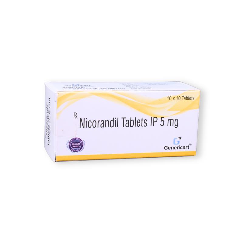 Genericart Nicorandil 5mg Tablet - Uses, Price, Side Effects, Substitute