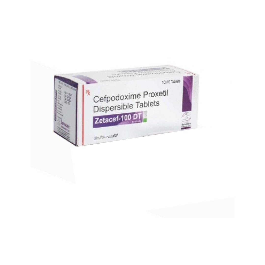 Zetacef 100 DT Tablet - Uses, Price, Side Effects, Substitute