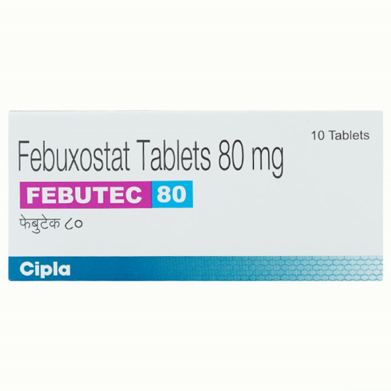 Febutec 80mg Tablet - Uses, Price, Substitute, Side Effects and Benefits