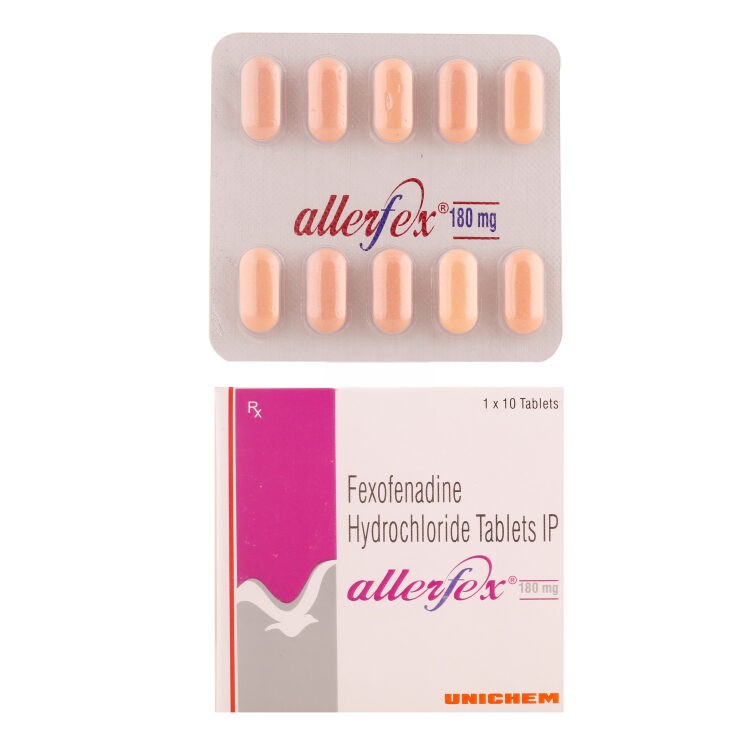 Allerfex 180mg Tablet - Uses, Price, Side Effects, Substitute