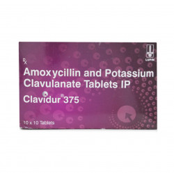 Clavidur 375mg Tablet - Uses, Price, Side Effects, Substitute