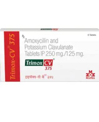 Trimox CV 250 mg/125 mg Tablet - Uses, Price, Side Effects, Substitute