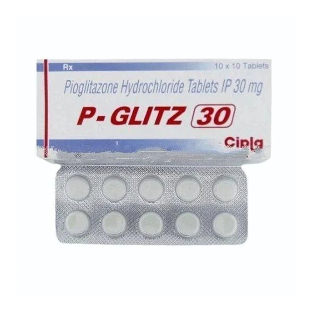 P Glitz 30mg Tablet - Uses, Price, Side Effects, Substitute